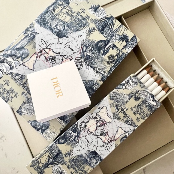 Dior | Office | Dior Exclusive Around The World Motif Notebook And ...